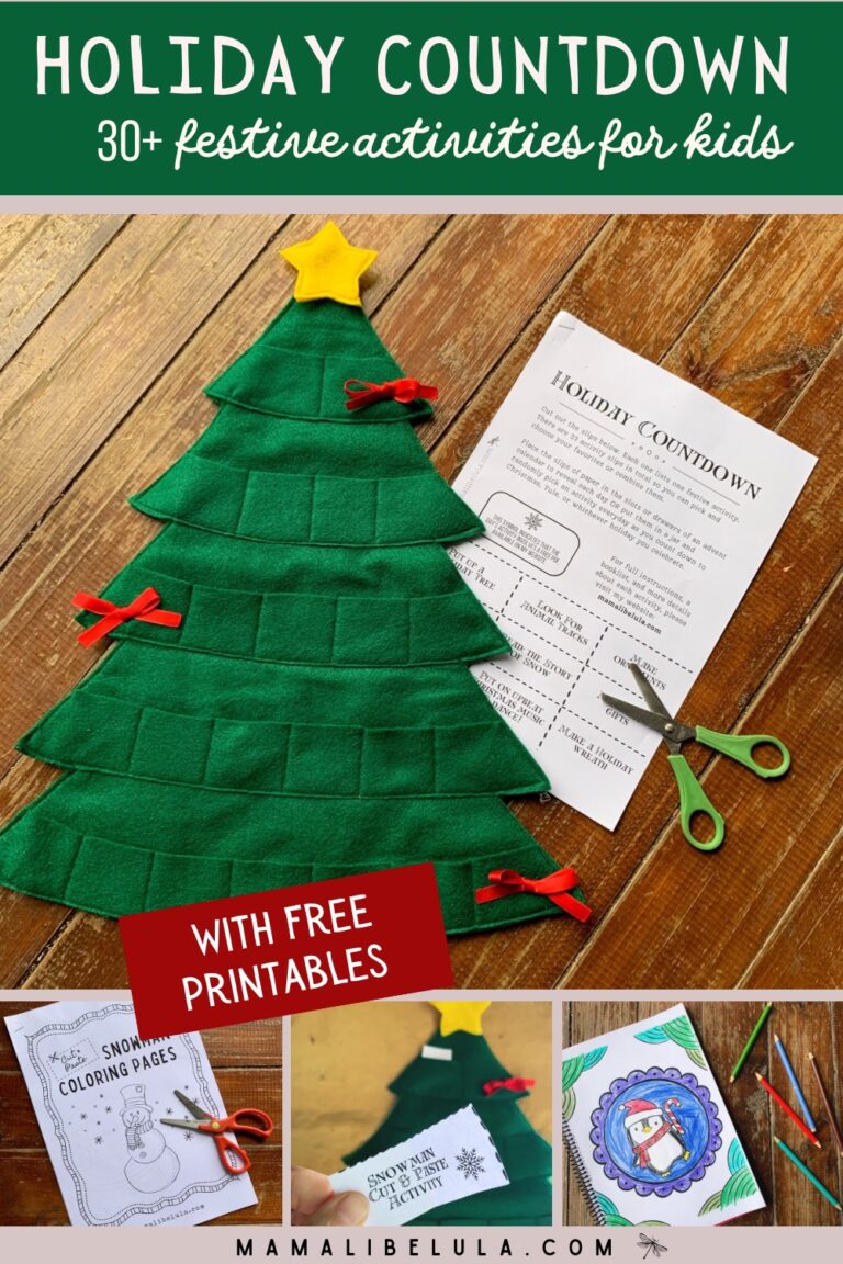 Holiday Countdown: 30+ Festive Activities for Kids